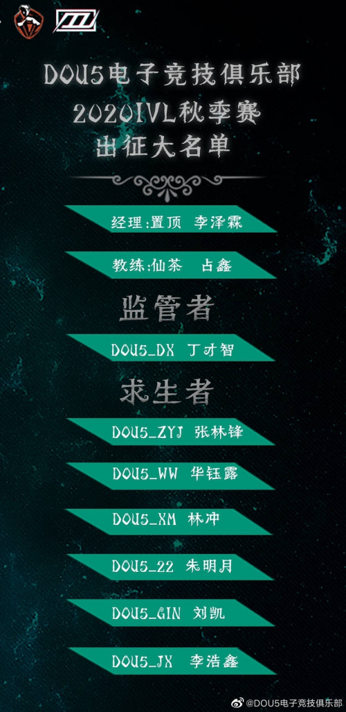 投稿 | DOU5战队IVL夏季赛力夺佳绩，秋季赛未来可期 | 手游那点事